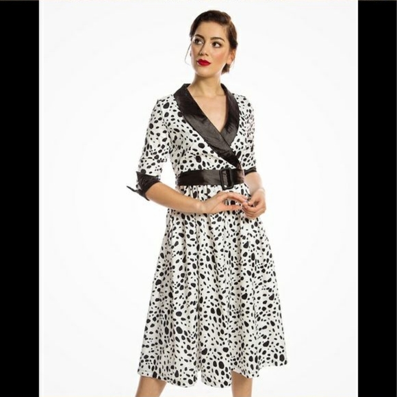 Lindy Bop | Dresses | Lindy Bop Dalmatian Cruella Dress | Poshmark